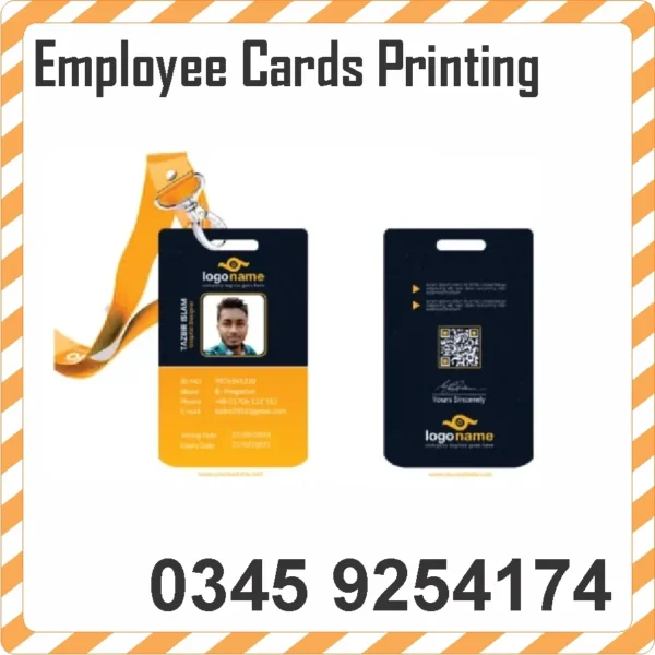 Employee Cards Printing Service in Peshawar & Nowshera PK