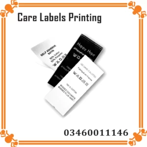 care labels printing - Printed